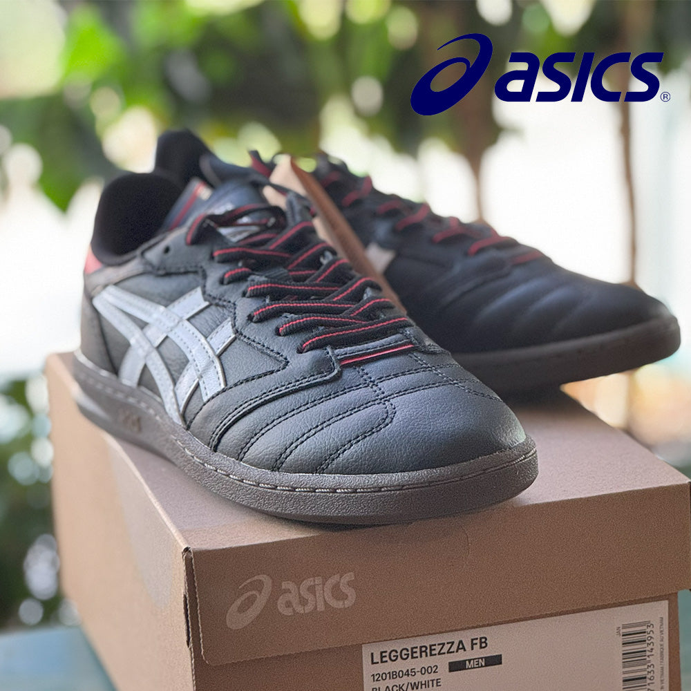 ASICS LEGGEREZZA FB BLACK WHITE – minimal skateboards